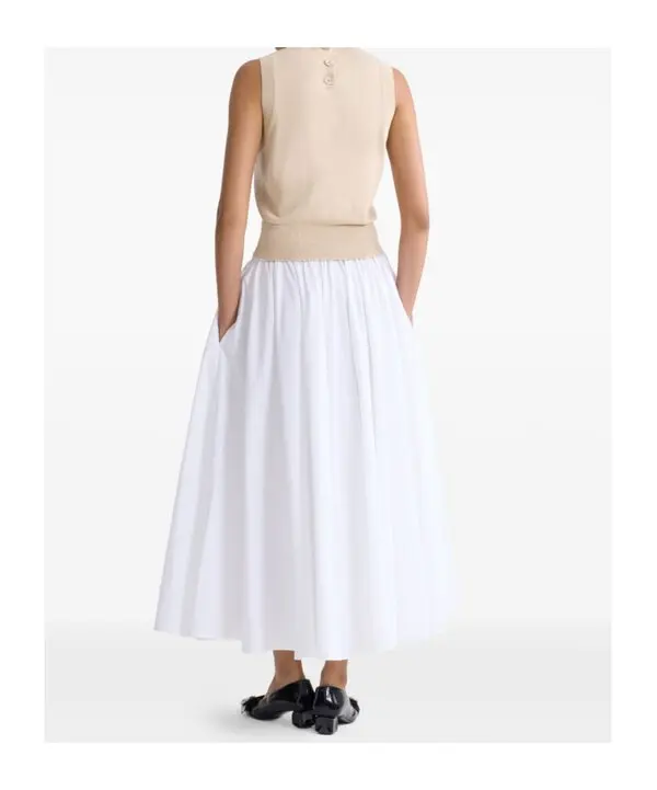 PATOU Gathered Midi Skirt - No