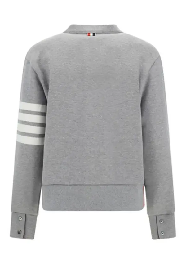 Thom Browne Four-bar Sleeve Cardigan