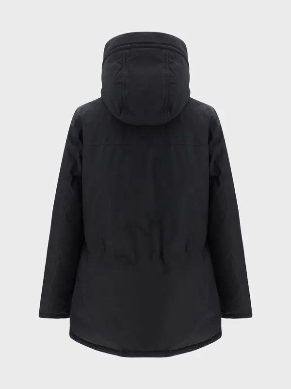 Woolrich Hooded Padded Coat - Black