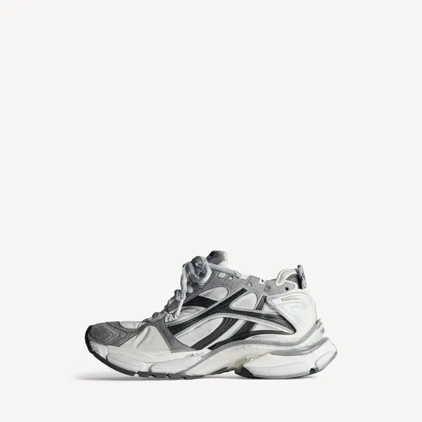 Balenciaga Runner Lace-up Sneakers - Gray/white/black