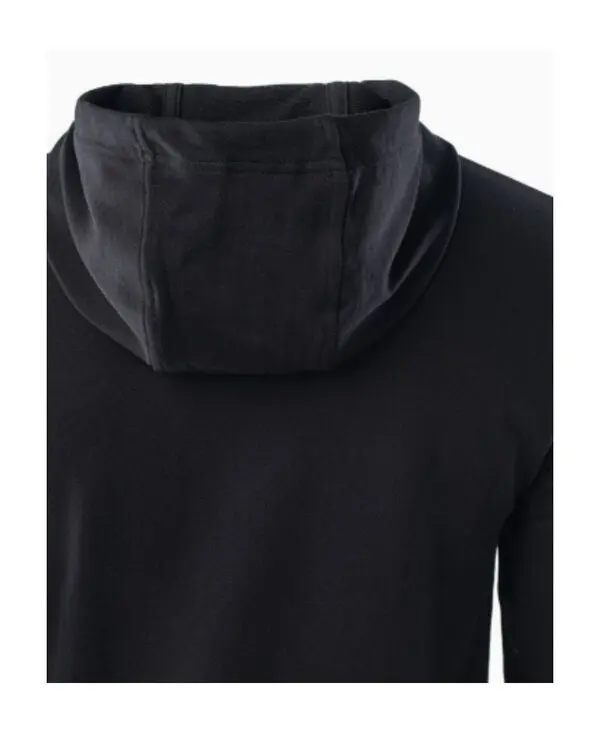 EA7 Logo Print Pullover Hoodie