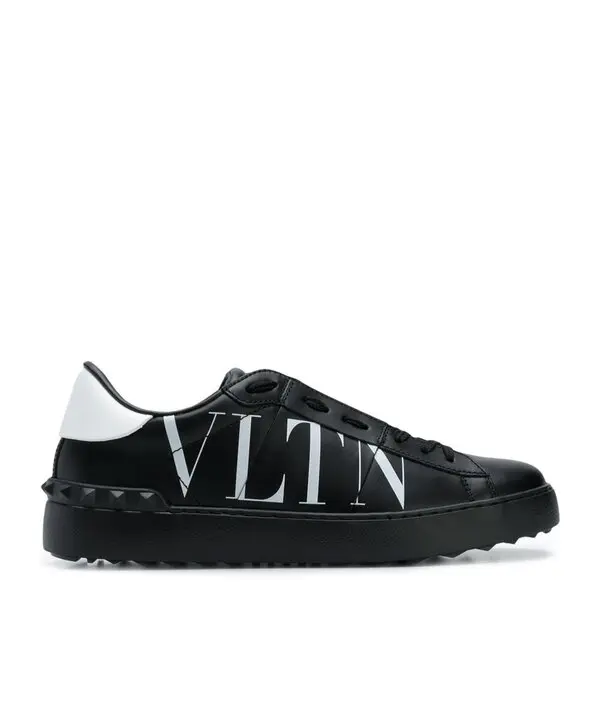 Valentino Garavani Rockstud Vltn Open Sneakers - Black