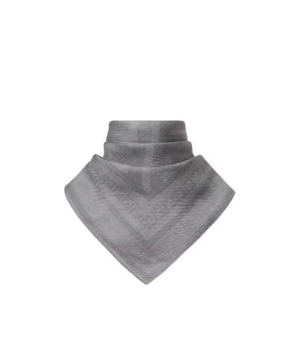 Fendi Ff Monogram Square Scarf - Light Gray