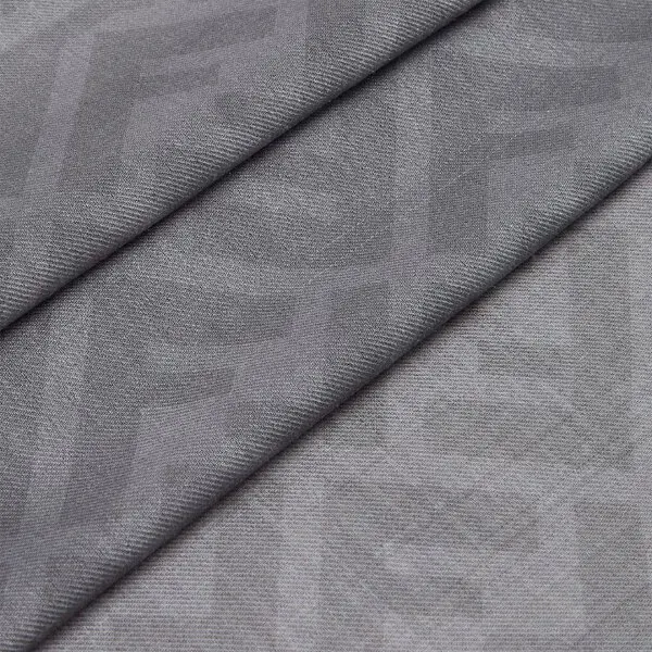 Fendi Ff Monogram Square Scarf - Light Gray
