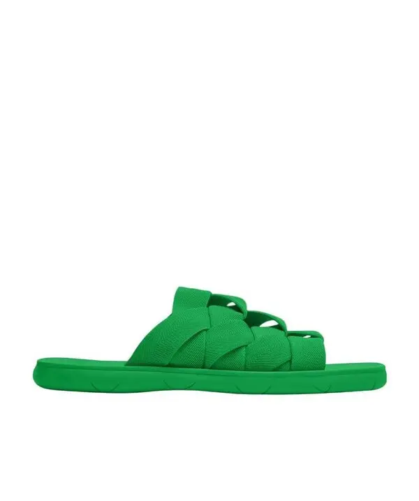 Bottega Veneta Intriccio Knitted Elastic Sliders