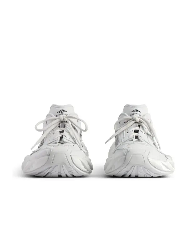 Balenciaga Monday Lace-up Sneakers - Light Gray