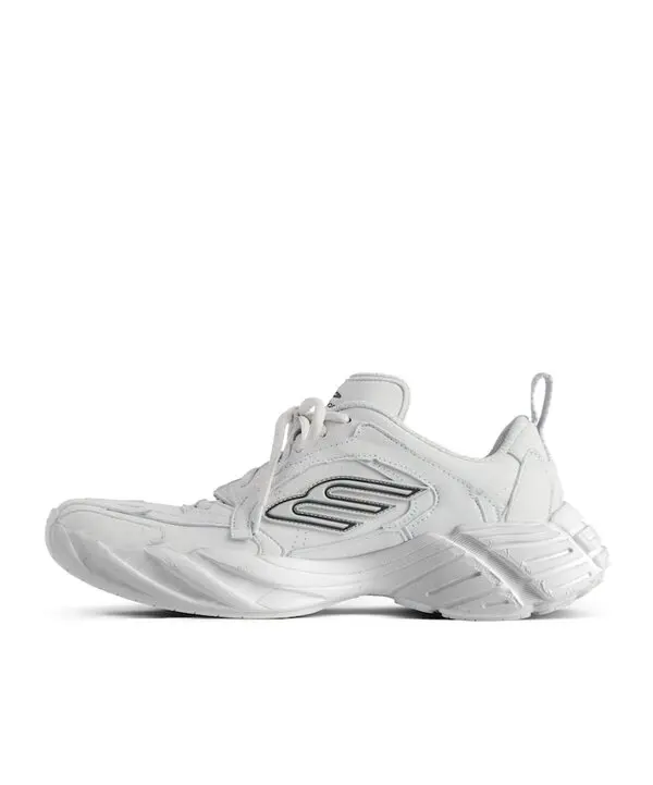 Balenciaga Monday Lace-up Sneakers - Light Gray