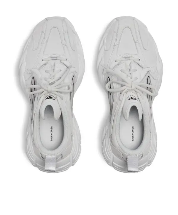 Balenciaga Monday Lace-up Sneakers - Light Gray