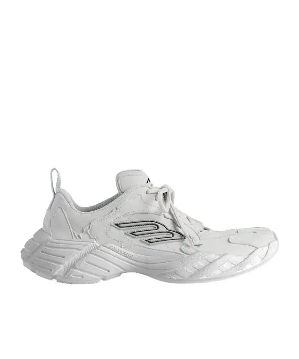 Balenciaga Monday Lace-up Sneakers - Light Grey