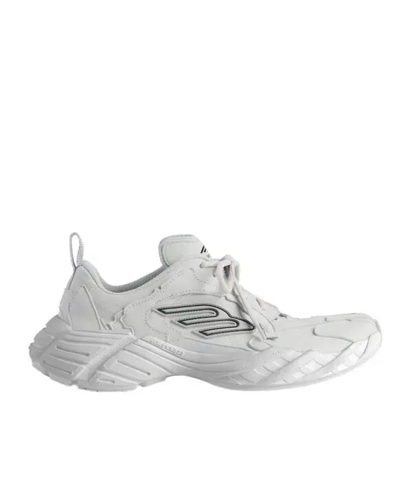 Balenciaga Monday Lace-up Sneakers - Light Gray
