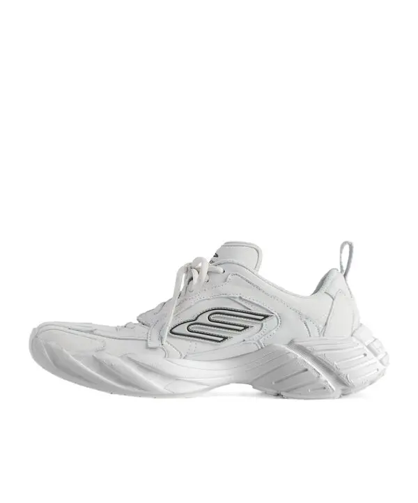 Balenciaga Monday Lace-up Sneakers - Light Gray