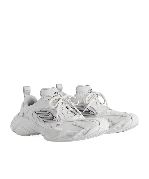 Balenciaga Monday Lace-up Sneakers - Light Gray
