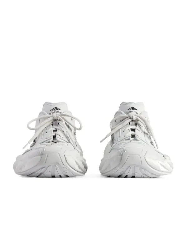 Balenciaga Monday Lace-up Sneakers - Light Gray