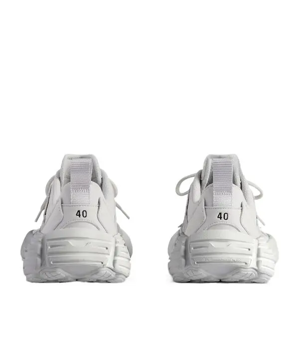 Balenciaga Monday Lace-up Sneakers - Light Gray