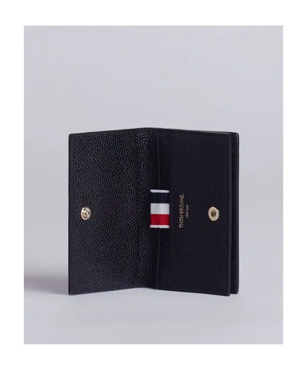 Thom Browne Logo Stamp Bi-fold Wallet