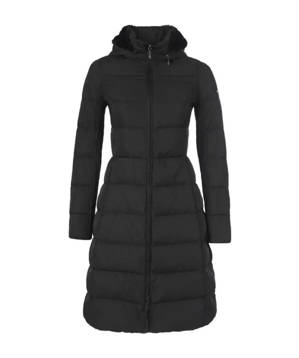 Emporio Armani Long Down Jacket With Hood