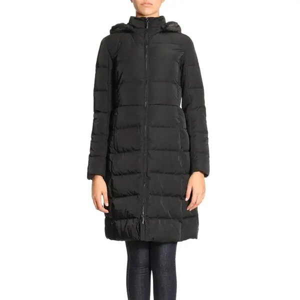 Emporio Armani Long Down Jacket With Hood