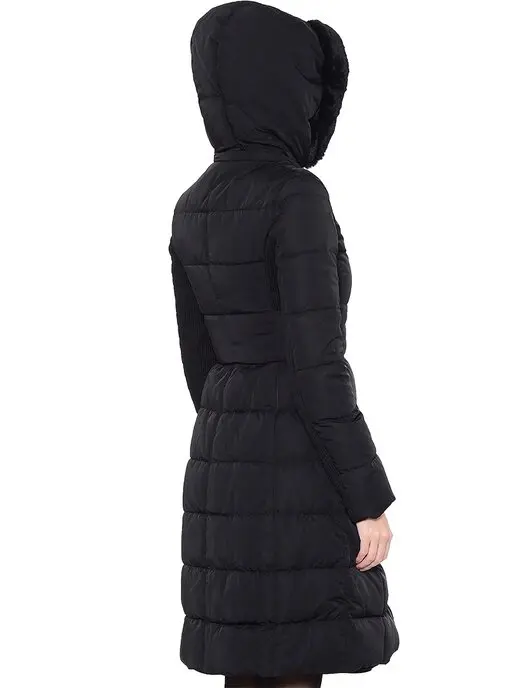 Emporio Armani Long Down Jacket With Hood