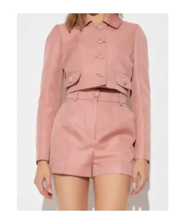 Dolce & Gabbana Cropped Jacket With Button Details