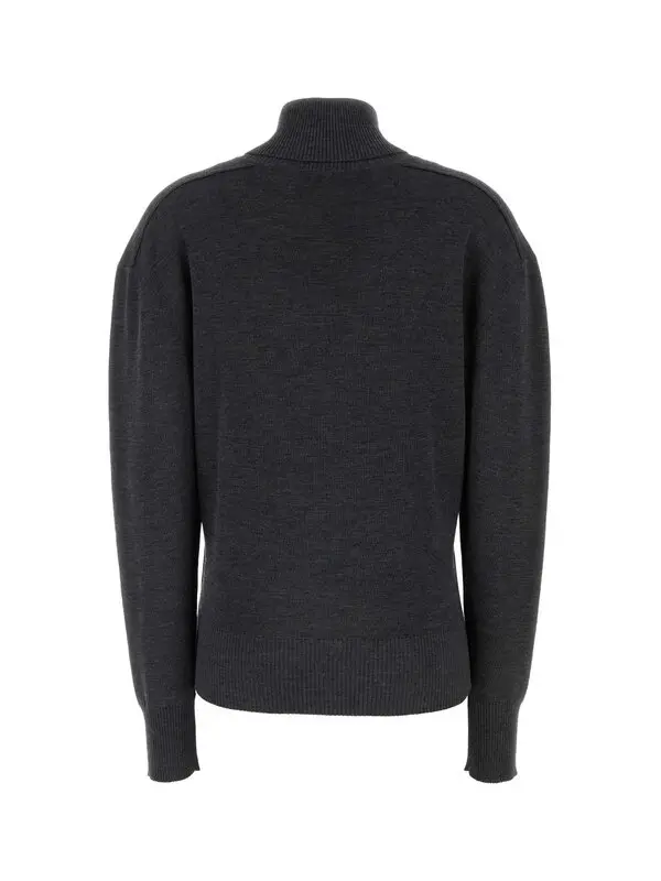 Burberry Long-sleeved Turtleneck Jumper - Black