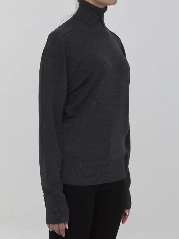 Burberry Long-sleeved Turtleneck Jumper - Black