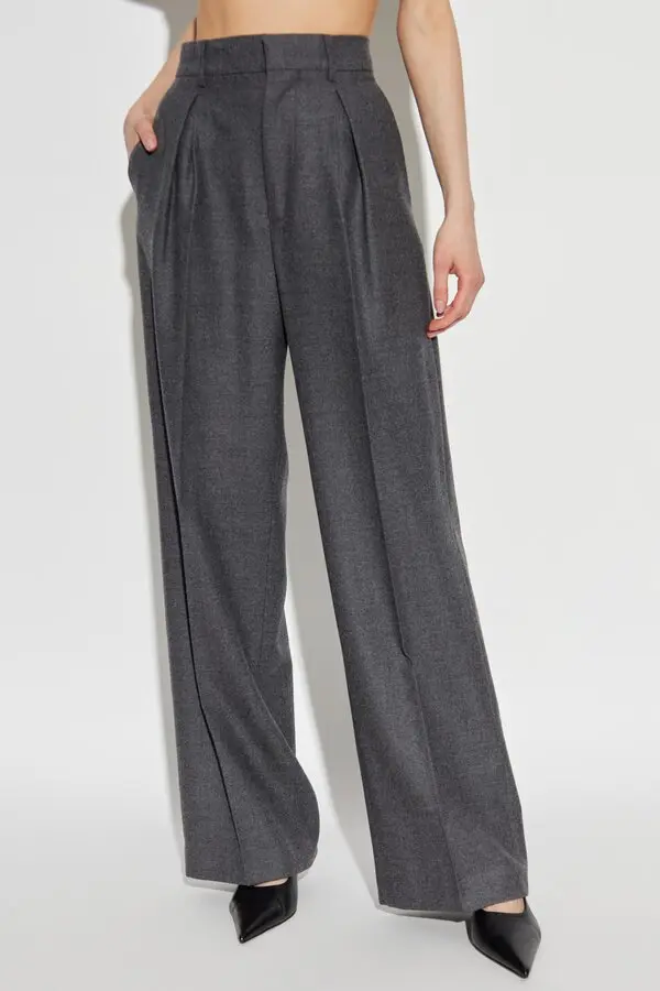 MAISON MARGIELA Pleated Wide-leg Trousers