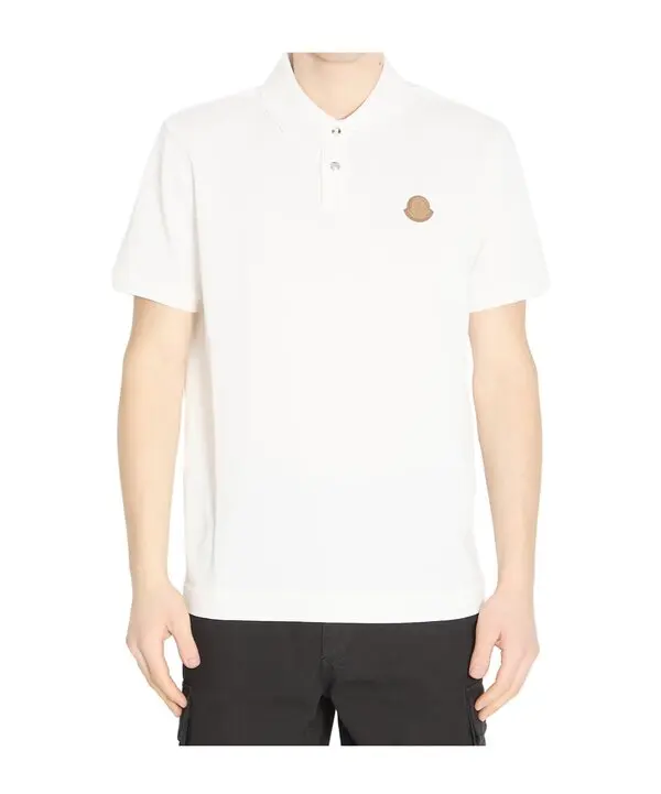 Moncler Logo Patch Short-sleeved Polo Shirt