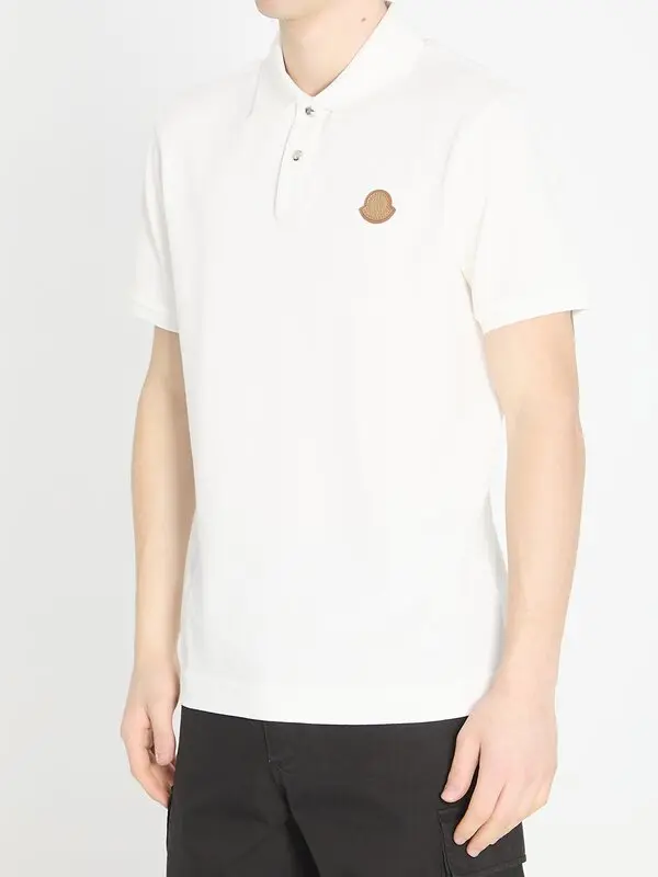 Moncler Logo Patch Short-sleeved Polo Shirt
