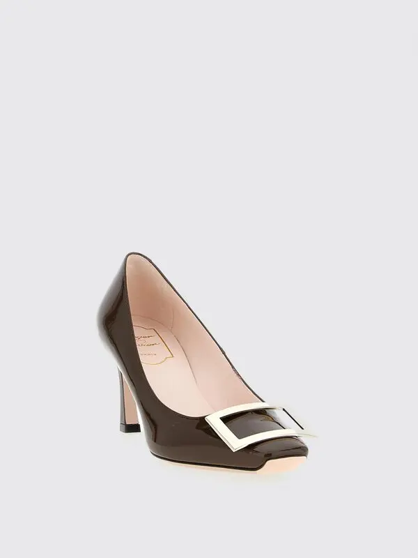 ROGER VIVIER Trompette Buckle Pumps - Brown