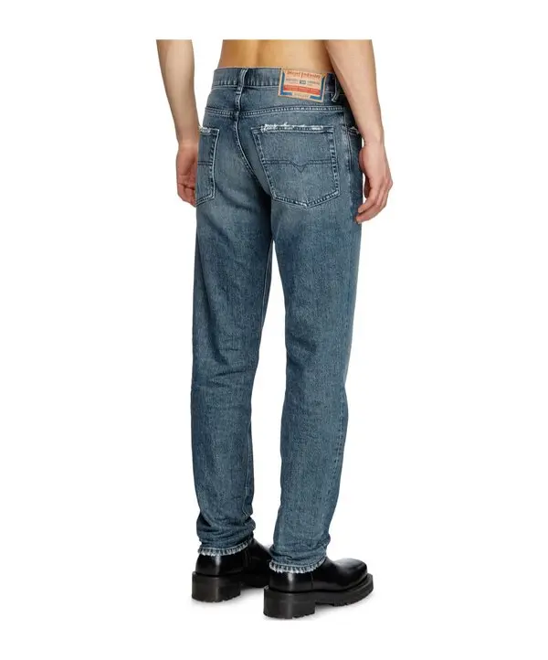 DIESEL® 2023 D-definitive 007y7 Distressed Jeans - Medium Blue