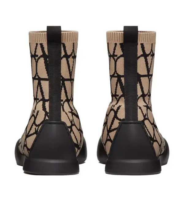 Valentino Garavani Toile Iconographe Sock Boots