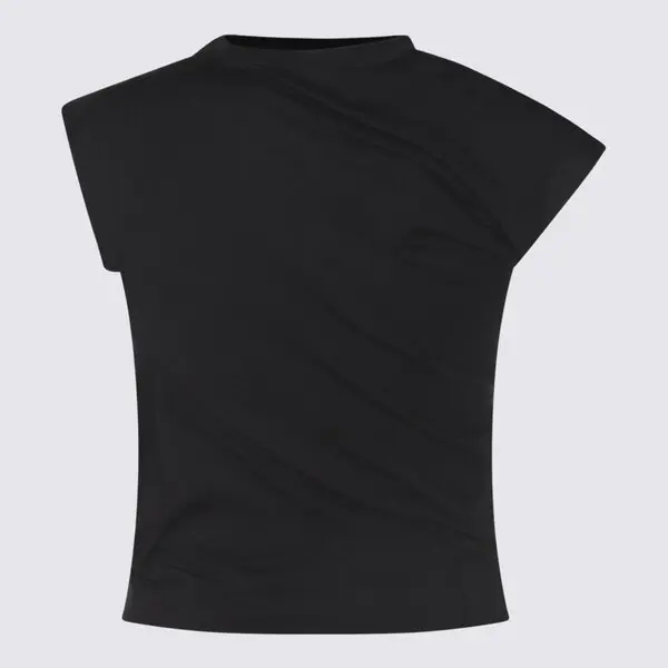 VIVIENNE WESTWOOD Asymmetric Short-sleeved T-shirt - Black