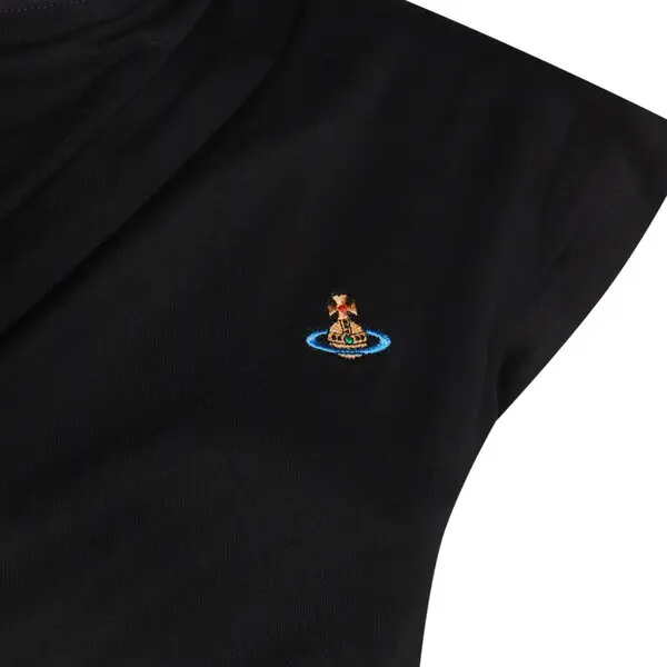 VIVIENNE WESTWOOD Asymmetric Short-sleeved T-shirt - Black