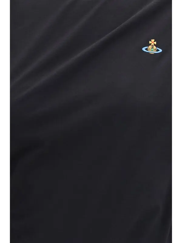 VIVIENNE WESTWOOD Asymmetric Short-sleeved T-shirt - Black