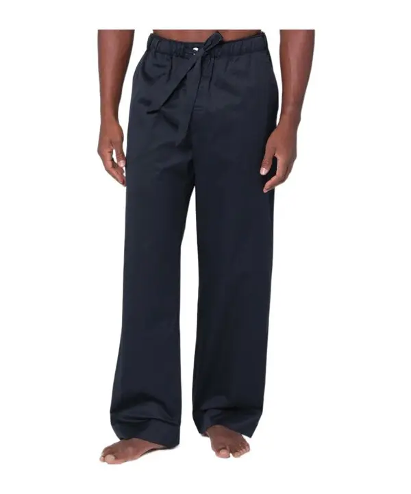 TEKLA Chelsea Tie-waist Pyjama Pants - Black