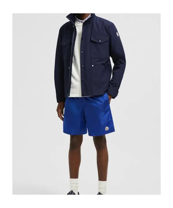 Moncler Noues Field Jacket With Zipper And Snap Closures