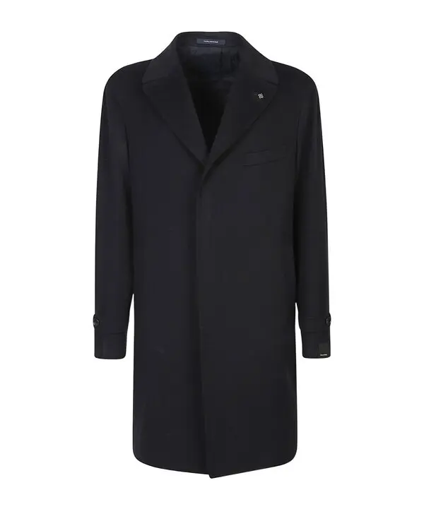 Tagliatore Buttoned Coat - Black