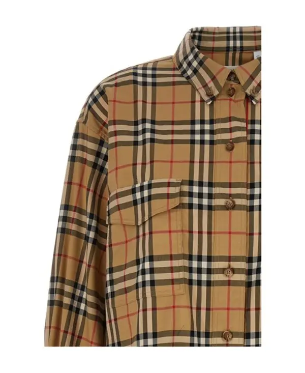 Burberry Checked Long-sleeve Shirt