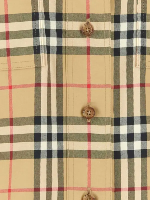 Burberry Checked Long-sleeve Shirt