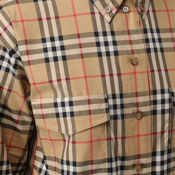 Burberry Checked Long-sleeve Shirt