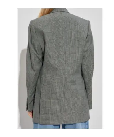 Vetements Checked Three-button Blazer - Gray