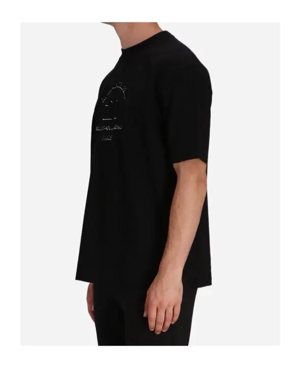 Karl Lagerfeld Paris-embroidered Cotton T-shirt