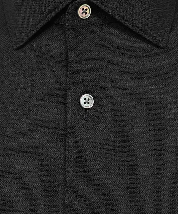 Zegna Long-sleeved Shirt - Black