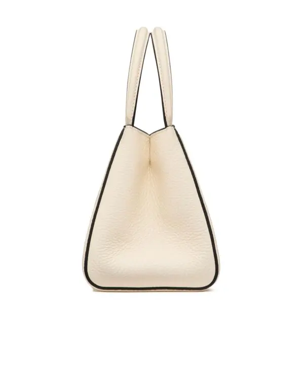 Valentino Garavani Alltime Logo Plaque Top Handle Bag - Nude