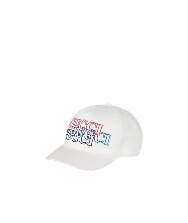 Gucci Embroidered Baseball Cap - White