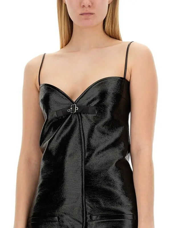 COURREGES Ellipse Vinyl Dress