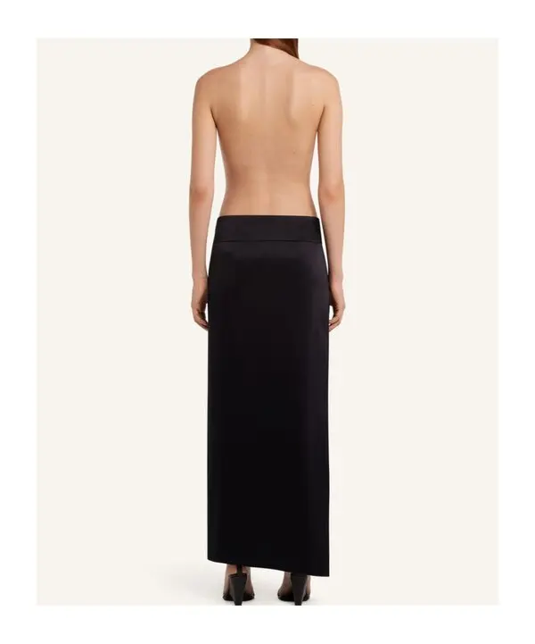 COURREGES Courrèges Infinity Satin Midi Skirt