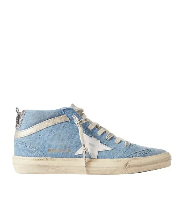 GOLDEN GOOSE Mid-top Sneakers - Blue