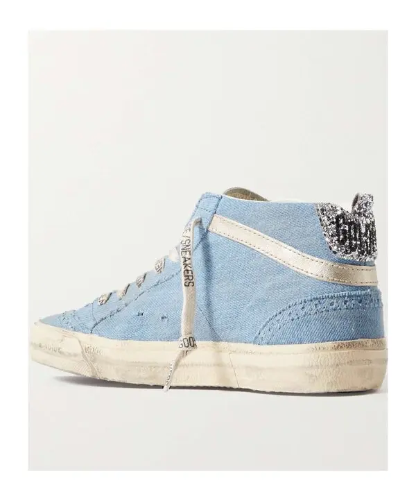 GOLDEN GOOSE Mid-top Sneakers - Blue