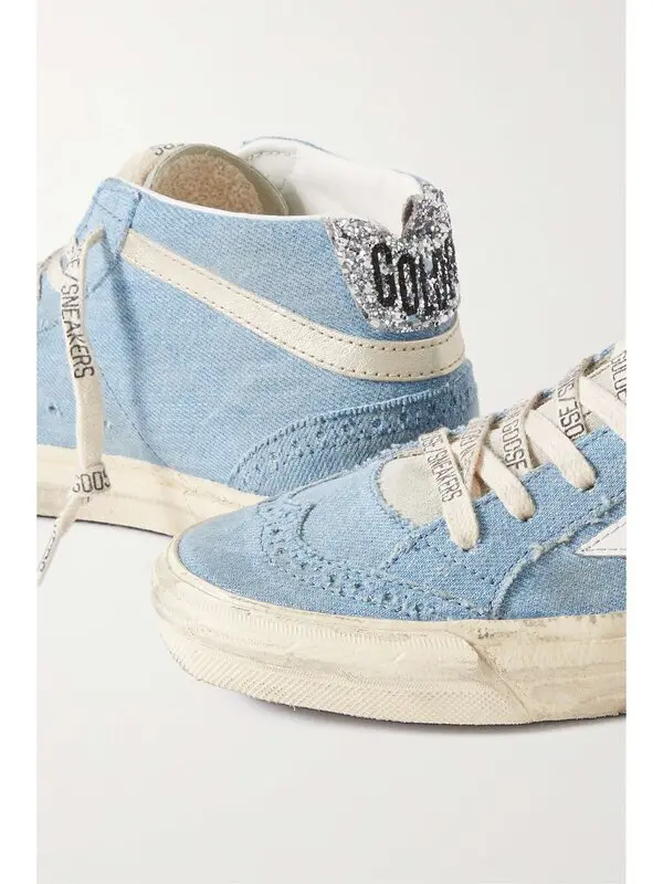GOLDEN GOOSE Mid-top Sneakers - Blue